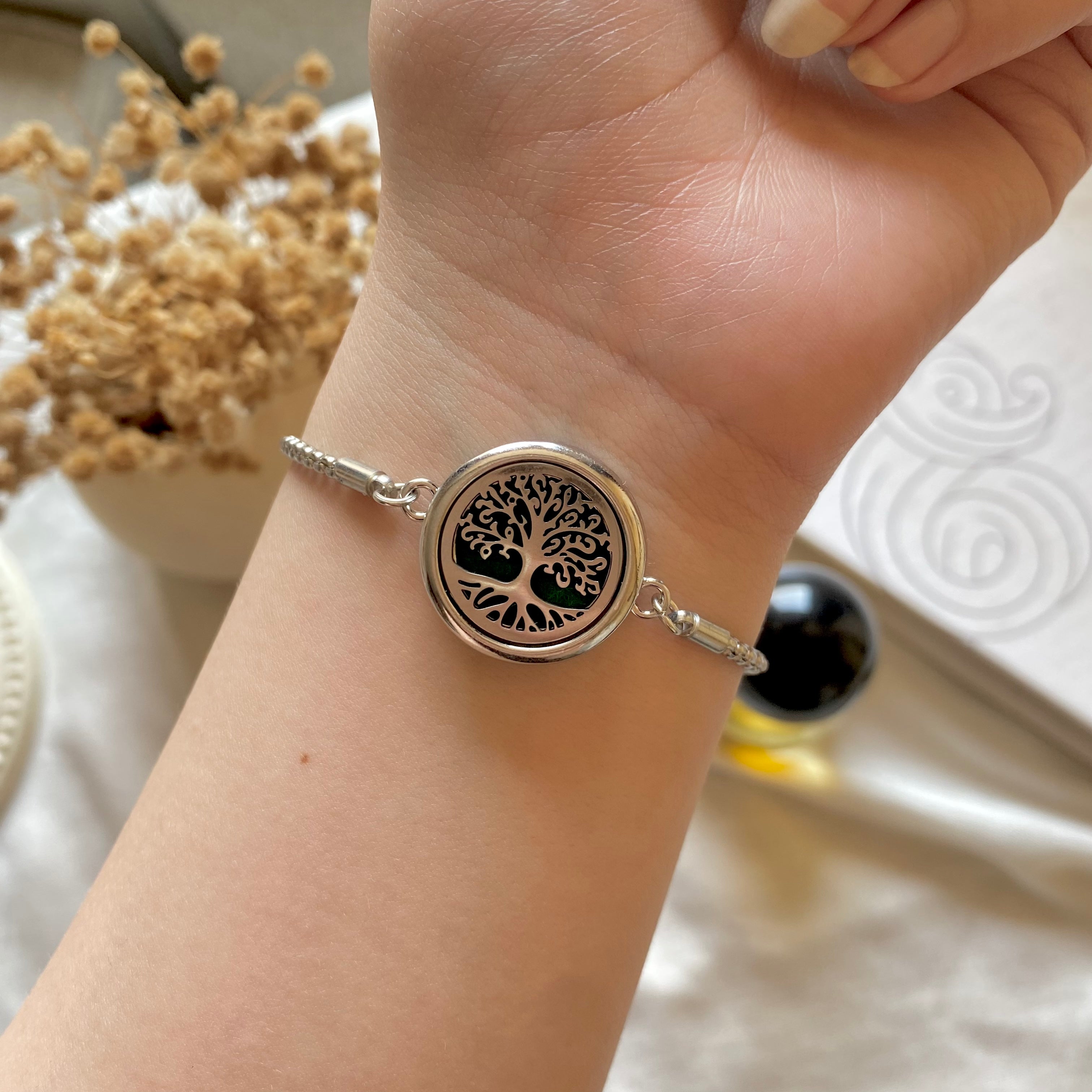 #30588 Copper Gold-Plated Aromatherapy Bracelet – ALMA & CO.